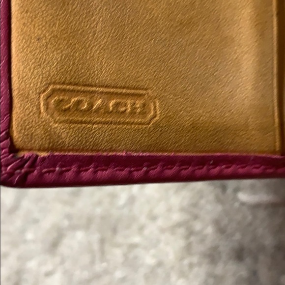 Coach | Bags | Coach Hot Pink Logo Small Wallet | Poshmark